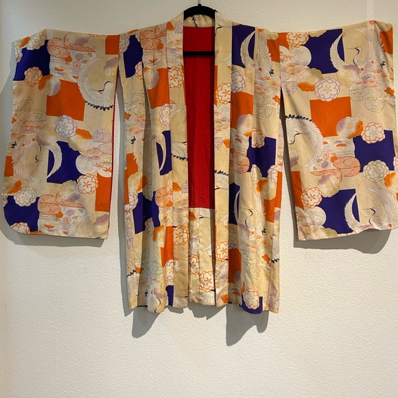 Madeline | Jackets & Coats | Vintage Madeline Orange And Purple Silk ...